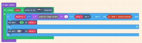 Dropthrough Tiles Game Design Microsoft MakeCode