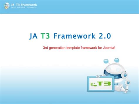 joomlart t3 v2 0 template framework for joomla ppt