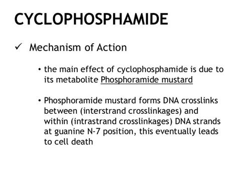 Cyclophosphamide Ppt