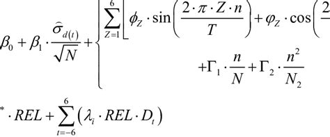 Conditional Volatility Equation Statistical Significance Of Estimated