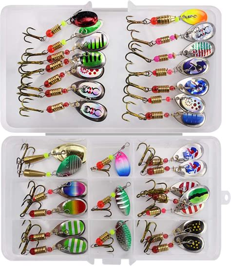 Chseeo Kit Di Esche Da Pesca 31pcs Artificiale Pesca Richiamo Set