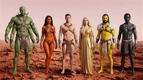 Martian Types Earthling From Barsoomjohn Carter By Chipsham93 On