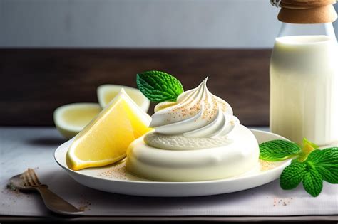 Premium Ai Image White Cream