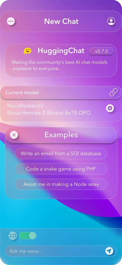Hugging Chat Redesign Figma