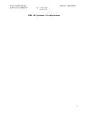 Experiment Pre Lab Questions Docx Name Nikhil Chhabra Lab Section PRA Babe
