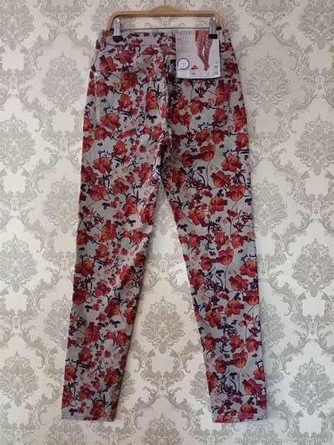 Винтаж: Новые. Германия. Высокая посадка! COTTON. Летние женские джинсы ...