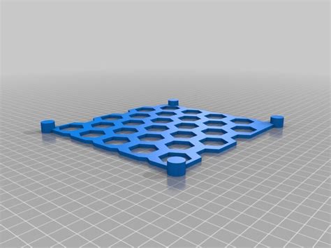 Itx Motherboard Tray Hex Pattern 3d Printable Model On Treatstock