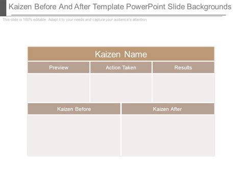 Kaizen Before And After Template Powerpoint Slide Backgrounds Templates PowerPoint
