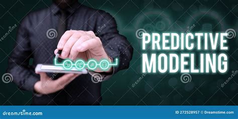 Text Sign Showing Predictive Modeling Word Written On Maintenance