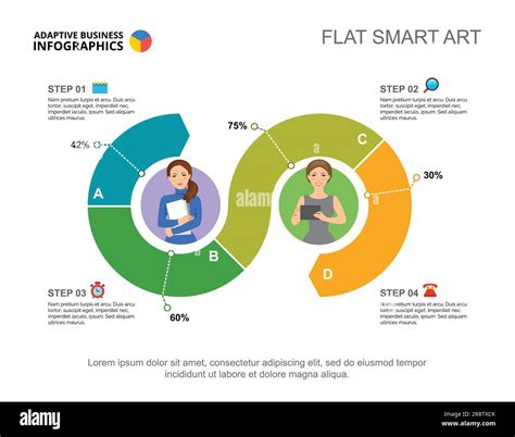 Business Analytics Chart Slide Template Stock Vector Image And Art Alamy
