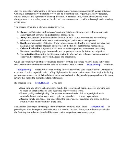performance management literature review pdf pdf performance