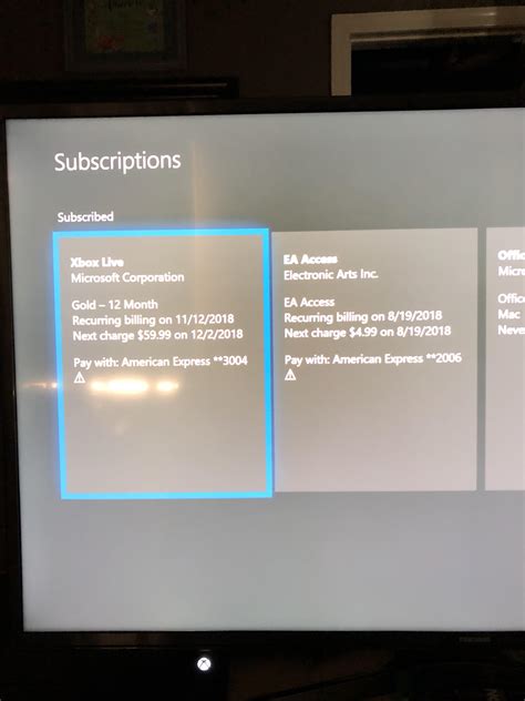 Issue With EA Access R Xbox