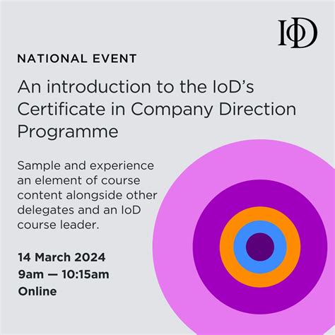 Iod Scotland On Linkedin 📢 If You Ve Seen Our Adverts For The Iod S