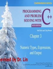 Understanding C Data Types And Numeric Operations Course Hero