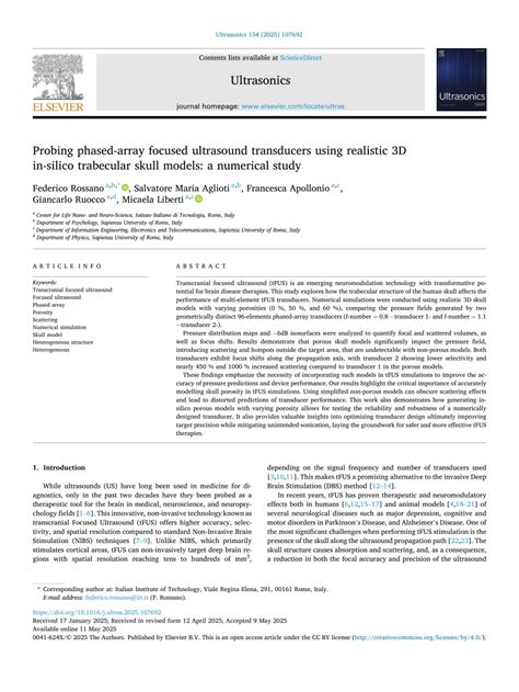 Pdf Probing Phased Array Focused Ultrasound Transducers Using