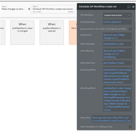 How Can I See What Parameters Are Passed To A Backend Workflow In Debug