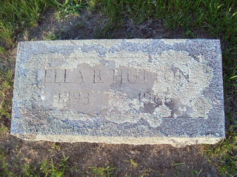 Ella B Quick Hutton 1893 1966 Find A Grave Memorial