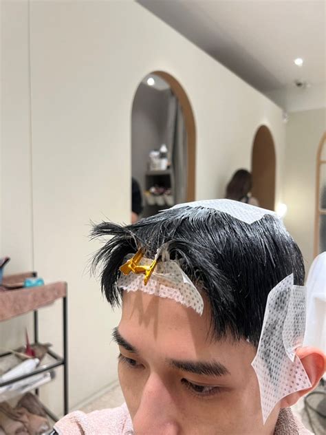 남자 짧은 헤어스타일 드롭컷 다운펌도 같이했어요 네이버 블로그