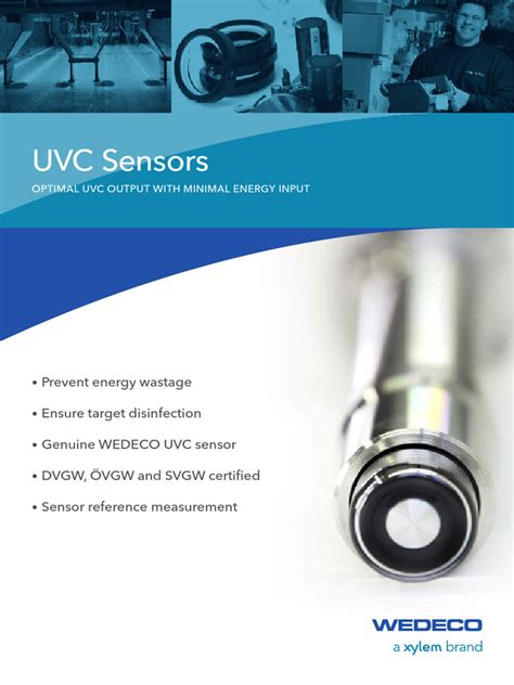 1865 Wedeco Gwp Uvc Sensors Pdf Ultraviolet Energy Conservation