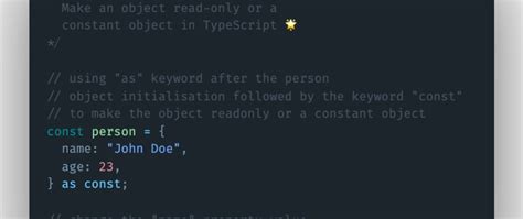 How To Convert An Object To A Read Only Or A Constant Object In