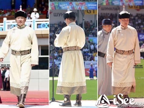 ФОТО Ерөнхийлөгч У Хүрэлсүх 2024 оны Улсын баяр наадмын нээлтэд өмсөж байсан дээл хувцсаараа