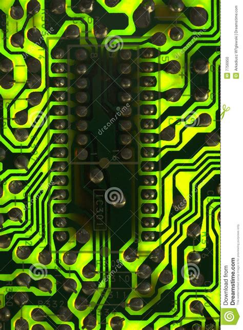 Green PCB Stock Photo Image Of Engineering Component 7756950