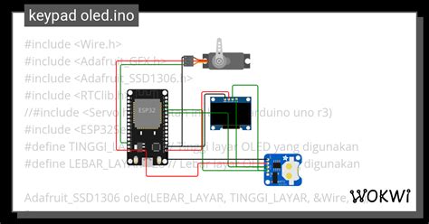 OLED Fish Feeder Ino Copy Wokwi ESP32 STM32 Arduino Simulator