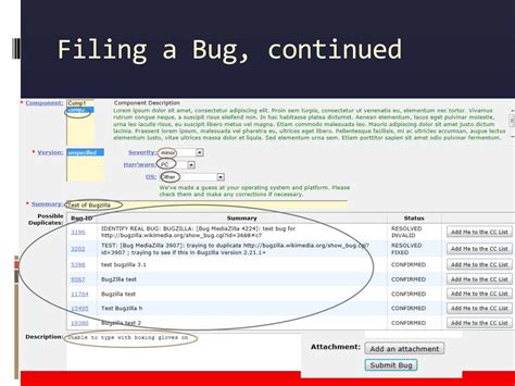 Ppt Defect Tracking And Bugzilla Powerpoint Presentation Free Download
