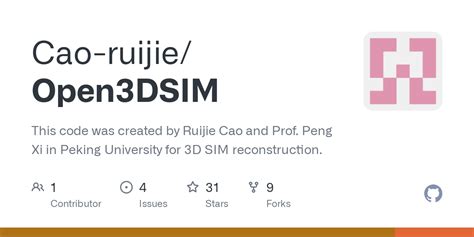 Github Cao Ruijie Open Dsim This Code Was Created By Ruijie Cao And Prof Peng Xi In Peking
