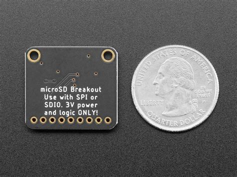 Adafruit Micro Sd Spi Or Sdio Card Breakout Board 3v Only Elmwood Electronics