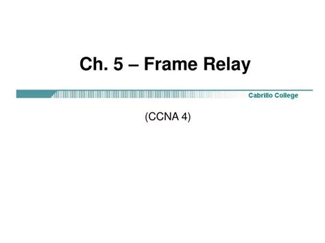 PPT Ch Frame Relay PowerPoint Presentation Free Download ID