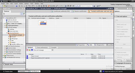 Securing Communications In Siemens Tia Portal Using Tls Encryption