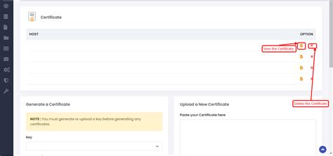 Create Upload Your Own Ssl Certificate Webuzo