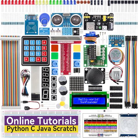 Amazon SunFounder Raspberry Pi Pico W Ultimate Starter Kit With Online Tutorials
