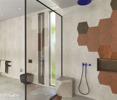 Sidra Zahid Khan On Linkedin Master Bathroom Design Mixing Metal And Concrete Looks