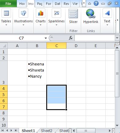 Bullets In Excel How To Insert Bullet Points In Excel