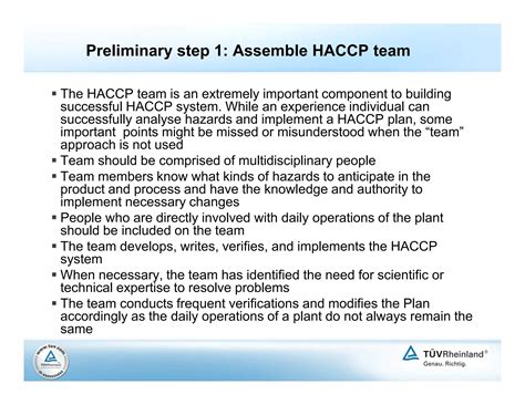 Haccp System And Implementation Rev 1 1 Pdf
