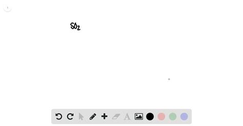 Solved Draw The Lewis Resonance Structures For The Following Molecules So2