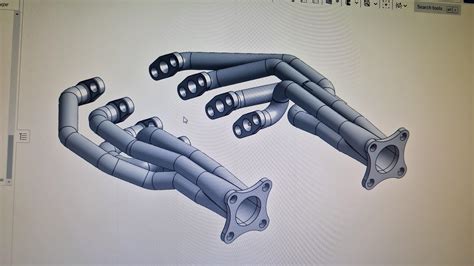 exhaust manifold r onshape