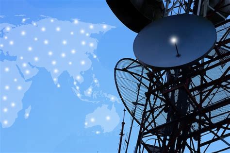 Premium Photo Telecommunication Mast Tv Antennas Wireless Technology