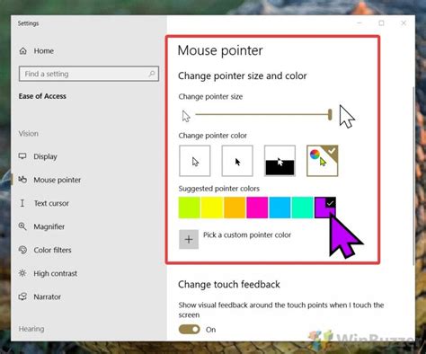 How To Change Your Mouse Cursor Size Or Use A Custom Cursor In Windows 10 WinBuzzer