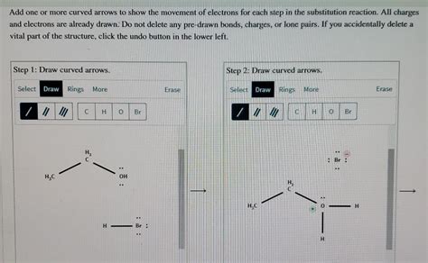 Solved Add one or more curved arrows to show the movement of | Chegg.com