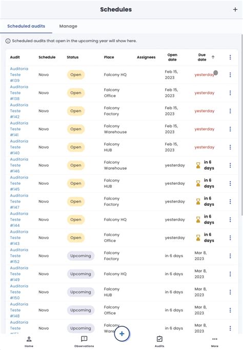 Audit Scheduling Never Miss An Audit Again Falcony