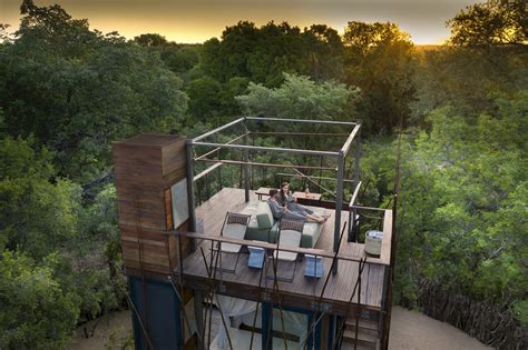 This Wild Safari Treehouse Overlooks A Private Game Reserve Maxim