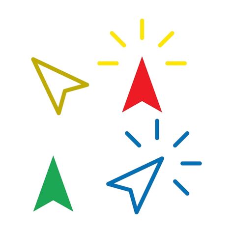 Premium Vector Click Pointer Icon Vector Design Templates