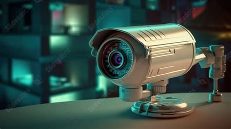 Intrusion Detection Visualized 3d Rendered Security Camera Targeting