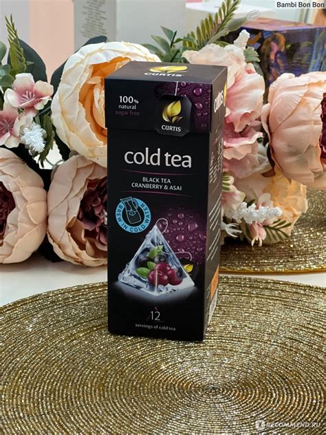 Черный чай Curtis Cold Tea "Клюква и асаи" - «Ожидания не оправдал ...