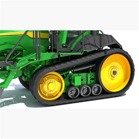 Green Tracked Tractor 3d Model Download Tractor On