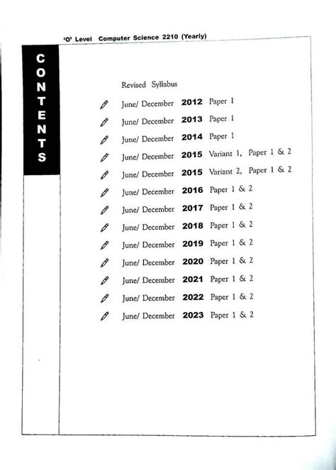 Computer Science O Level Past Papers 20142023 Multan Kitab Ghar