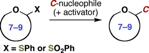 Stereoselective Synthesis Of Medium Sized Cyclic Ethers Application Of C Glycosylation